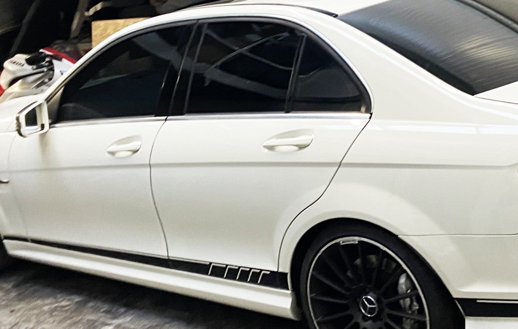 Mercedes C63 AMG 6.3 W204 - Chrome Window Trim Exterior Front Passenge ...